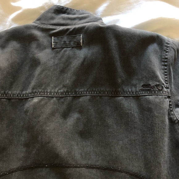 Quiksilver | Jackets & Coats | Quicksilver Mens Thick Denim Jacket Size ...